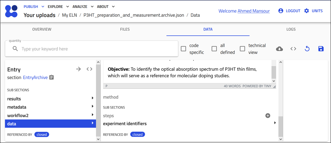 Integrating Activities - NOMAD Onboarding Workshop